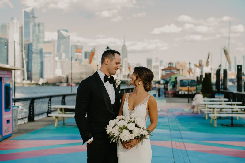 A Stunning Hoboken Micro Wedding at Hudson Table - Write Pretty for Me