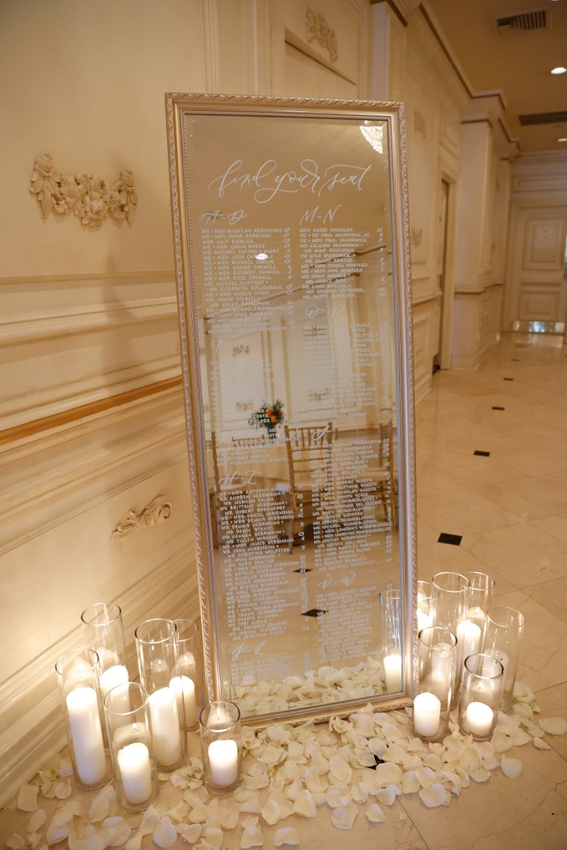 How to choose the perfect seating chart display for your wedding ...